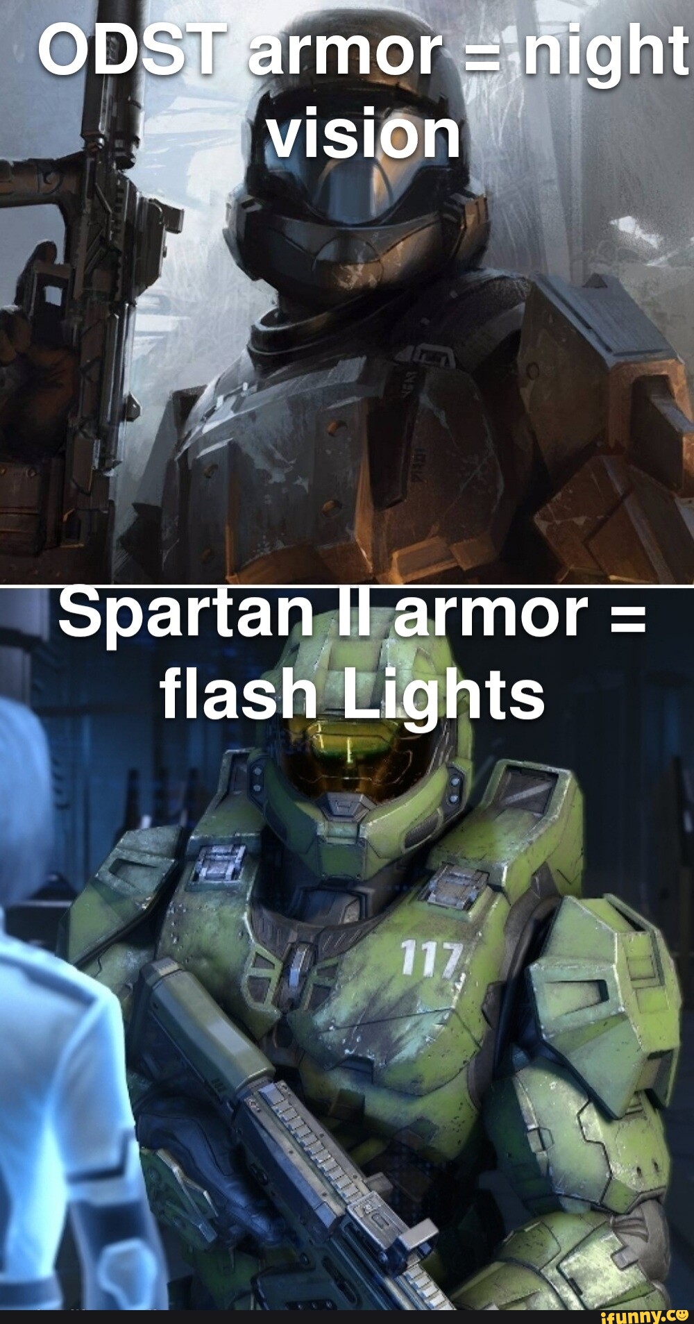 DST armor = night vision SS Spartan Il armor = flash Lights - seo.title