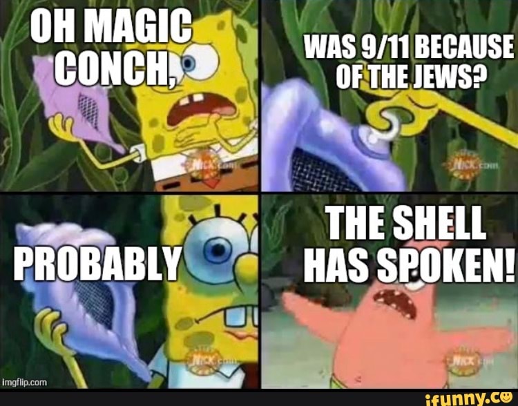Spongebob Conch Meme