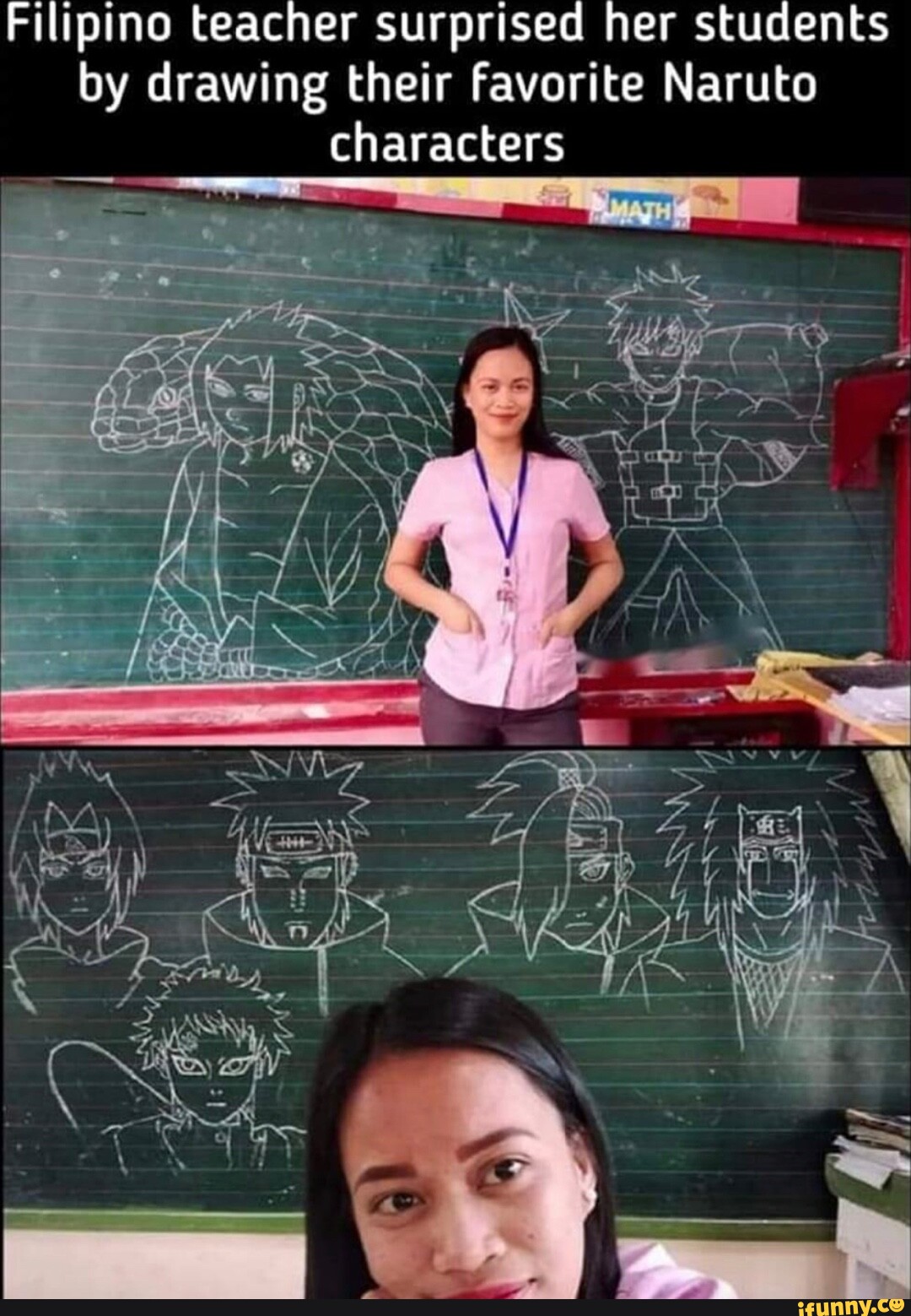 Filipino teacher surprised her students by drawing their favorite ...
