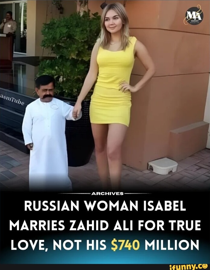 ARCHIVES - RUSSIAN WOMAN ISABEL MARRIES ZAHID ALI FOR TRUE LOVE, NOT ...