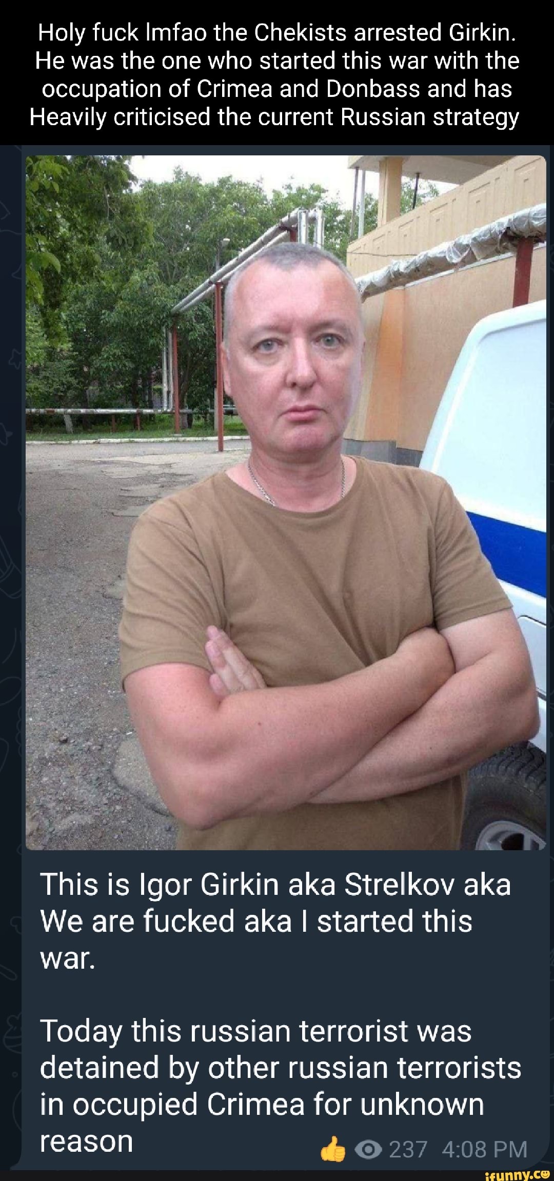 Strelkov memes. Best Collection of funny Strelkov pictures on iFunny
