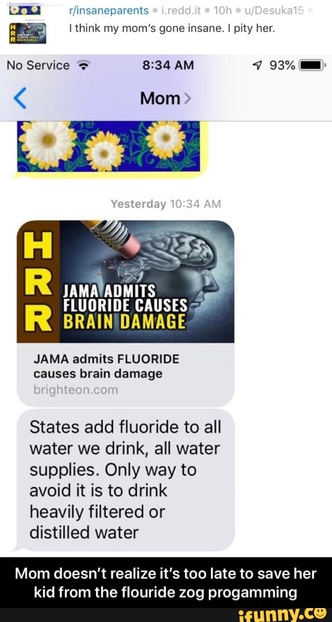 ( Mom > BRAIN DAMAGE JAMA admits FLUORIDE causes brain damage States ...