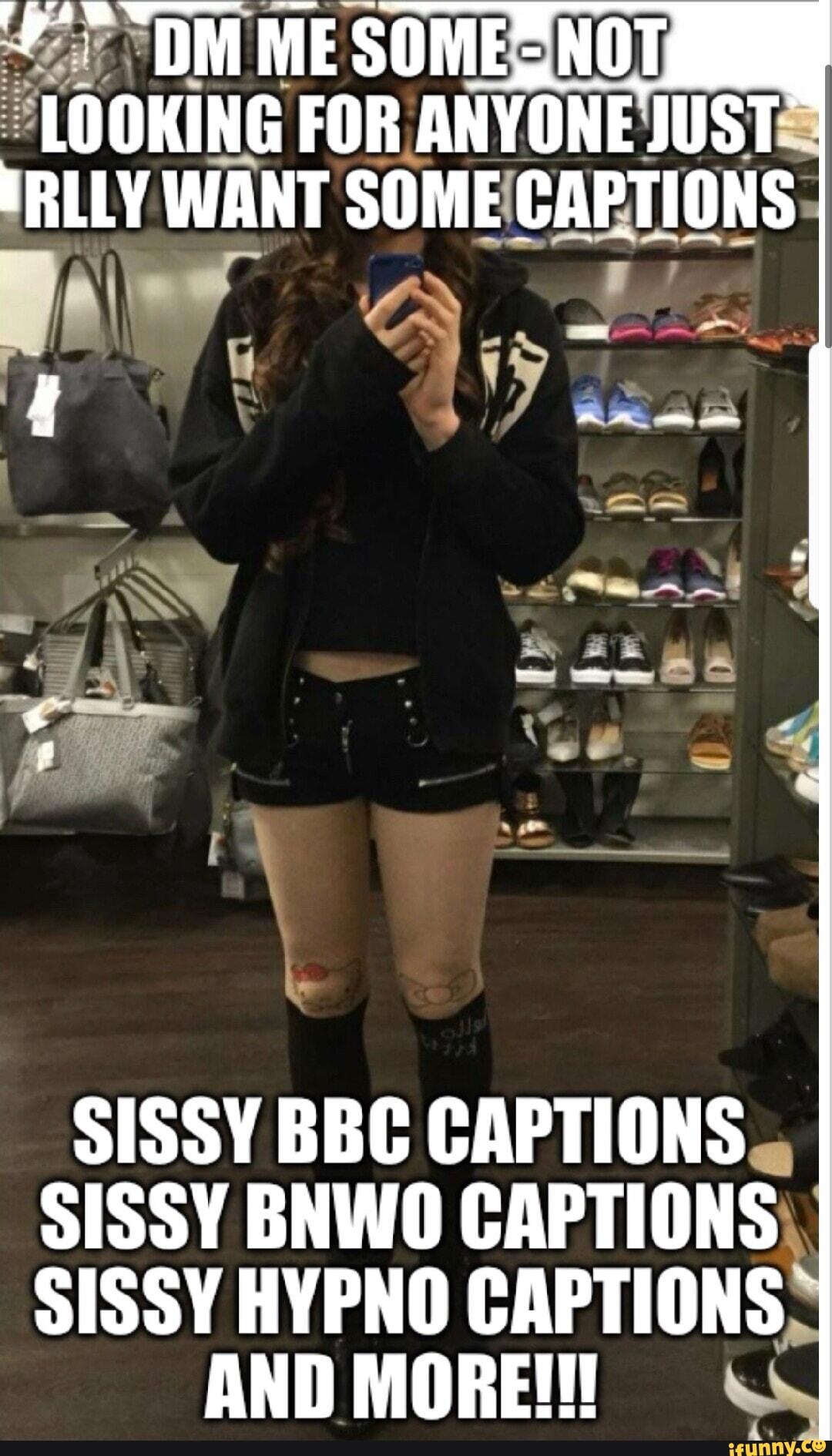 "DM ME SOMEZNOT LOOKING FOR ANYONE JUST IRLLY WANT SOME CAPTIONS SISSY BBC CAPTIONS SISSY BNWO ...