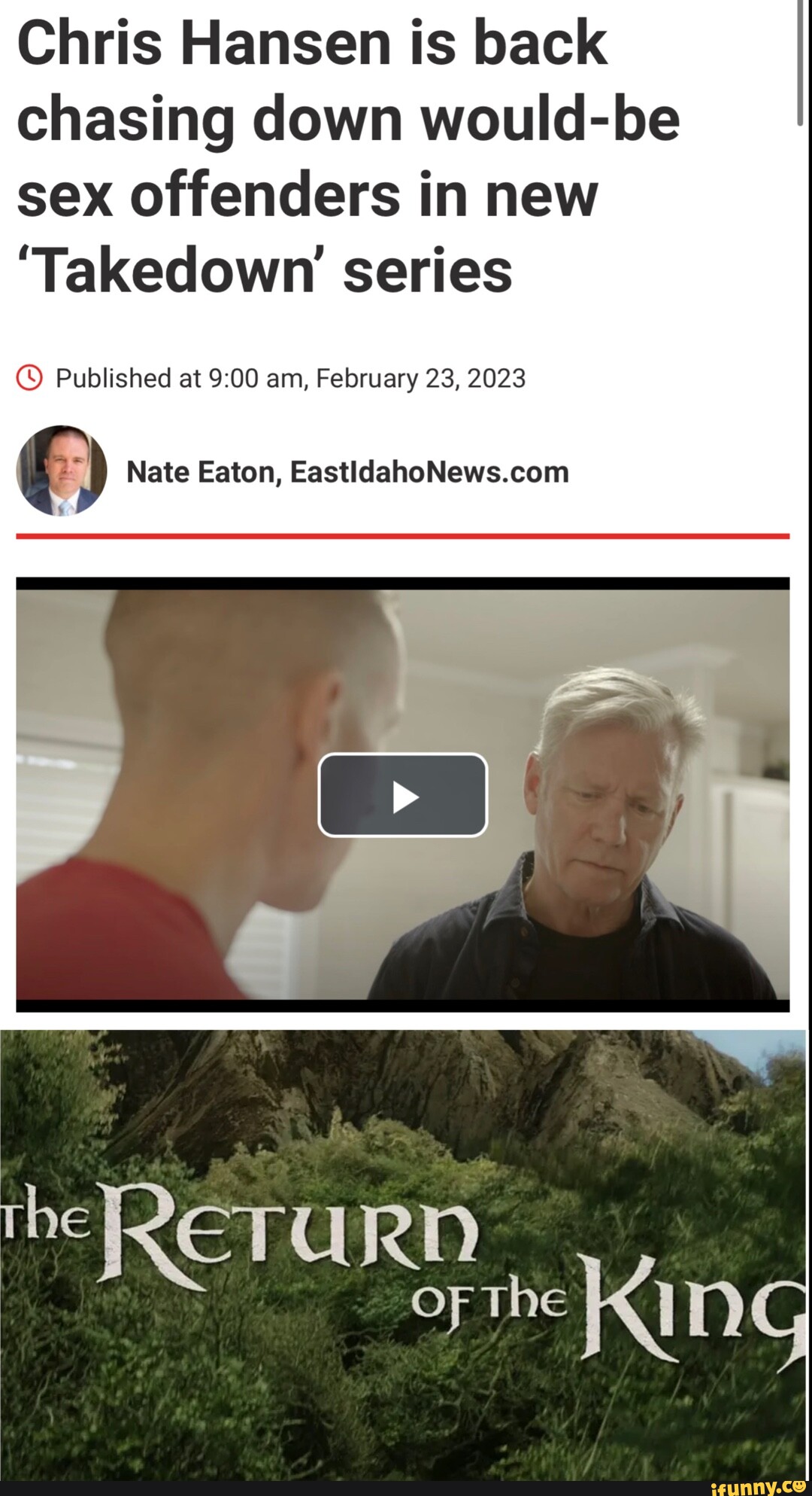 Chris Hansen is back chasing down would-be sex offenders in new ...