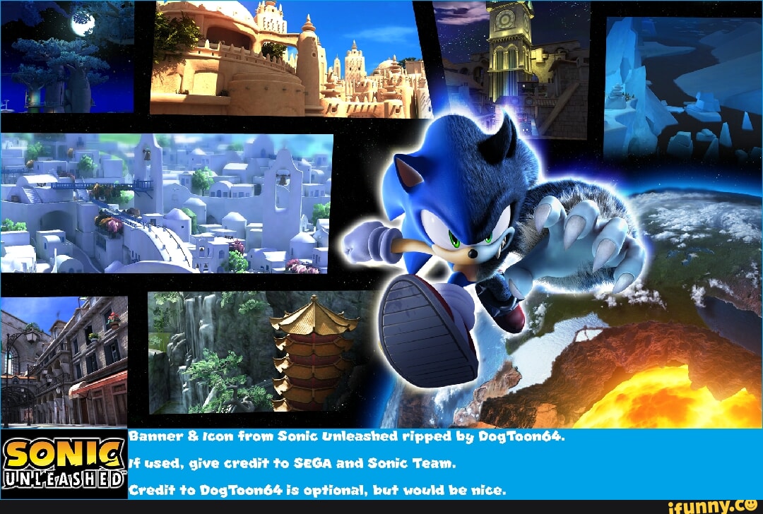 Ni Banner & Icon from Sonic Unleashed ripped by SON used, give credit ...