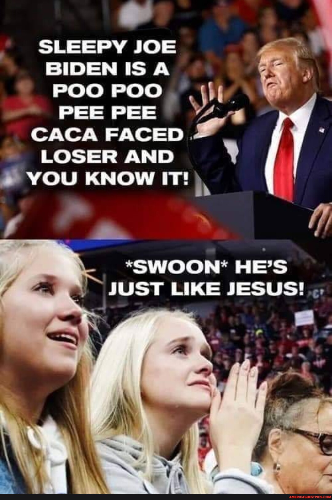 SLEEPY JOE BIDEN IS POO POO PEE PEE CACA FACED - LOSER AND YOU KNOW IT ...