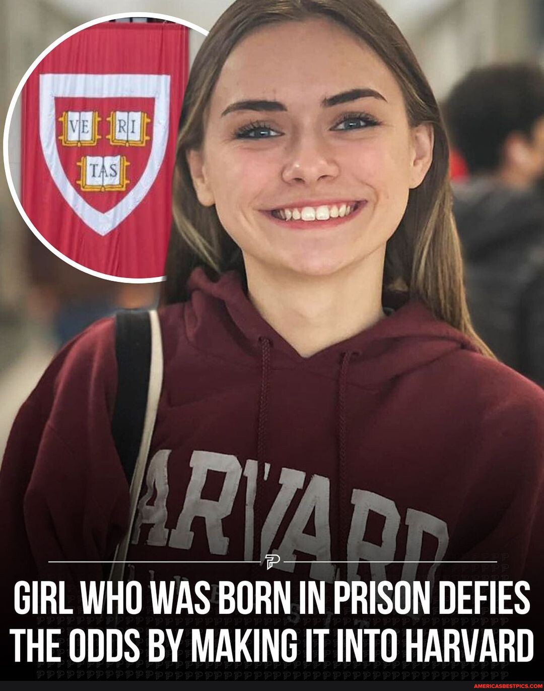 A girl who was born in prison recently made her dreams come true as she got accepted into ...