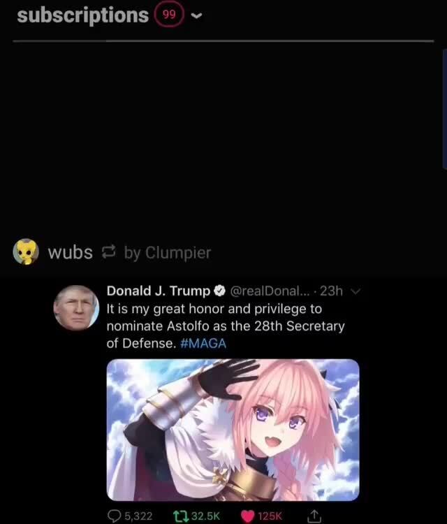 Donald J. Trump € OrealDonal y It is my great honor and privilege to ...