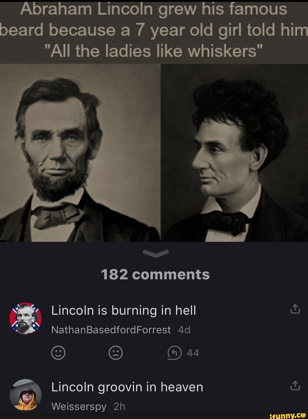 Abraham Lincoln Beard Meme
