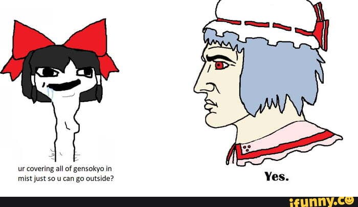 Reimu_hakurei memes. Best Collection of funny Reimu_hakurei pictures on ...