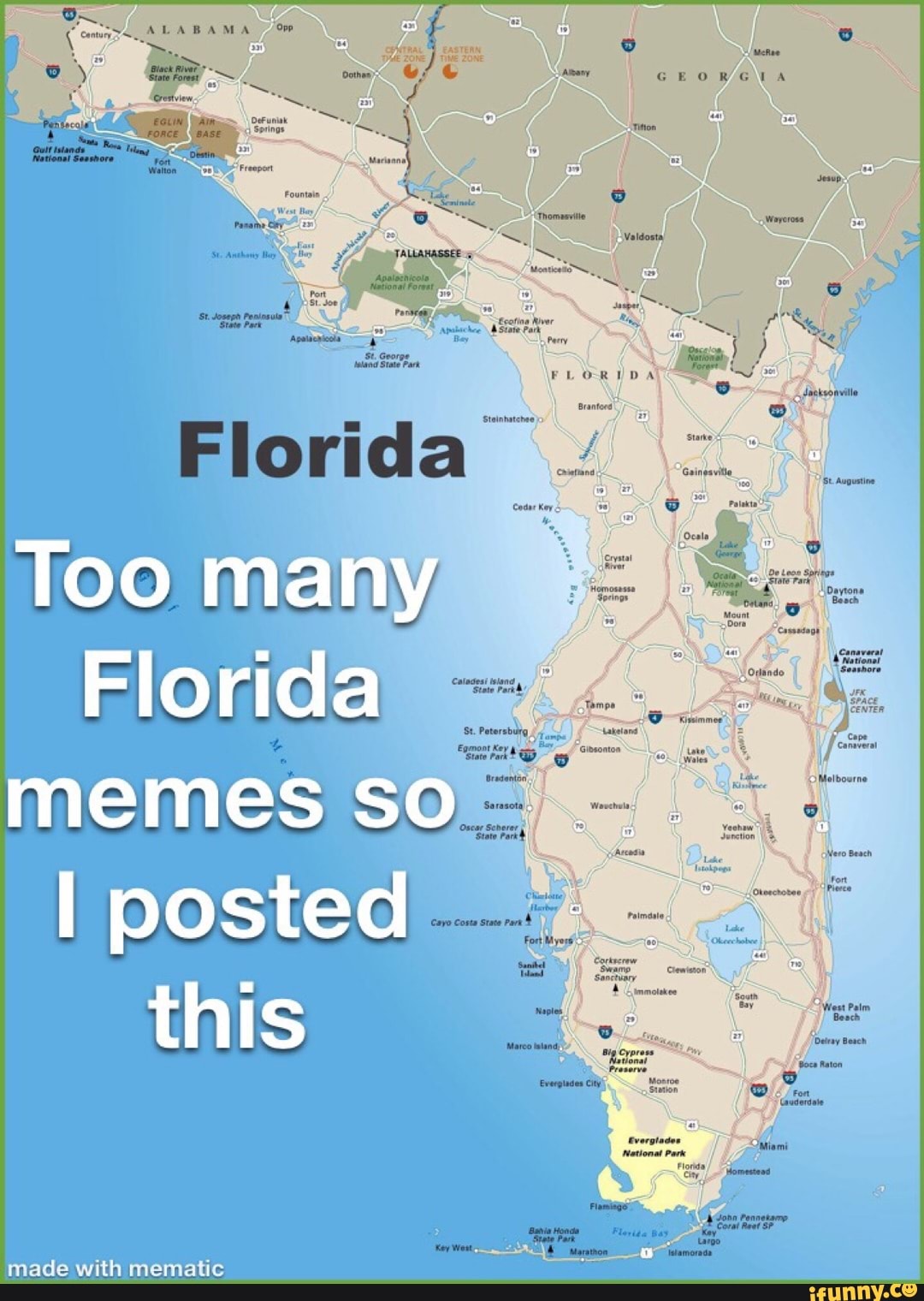 Florida memes $3 I posted ! this made with mematic - iFunny
