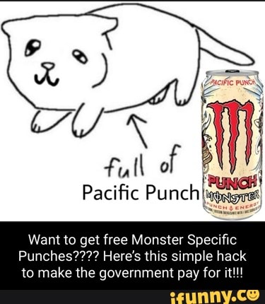 Pacific Punch Want to get free Monster Specific Punches???? Here's this ...