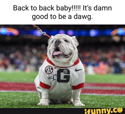 Back to back baby!!! It's damn good to be a dawg. - iFunny