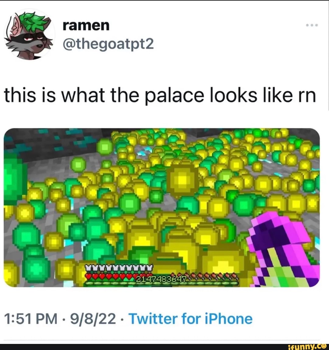@thegoatpt2 this is what the palace looks like rn al PM - - Twitter for ...