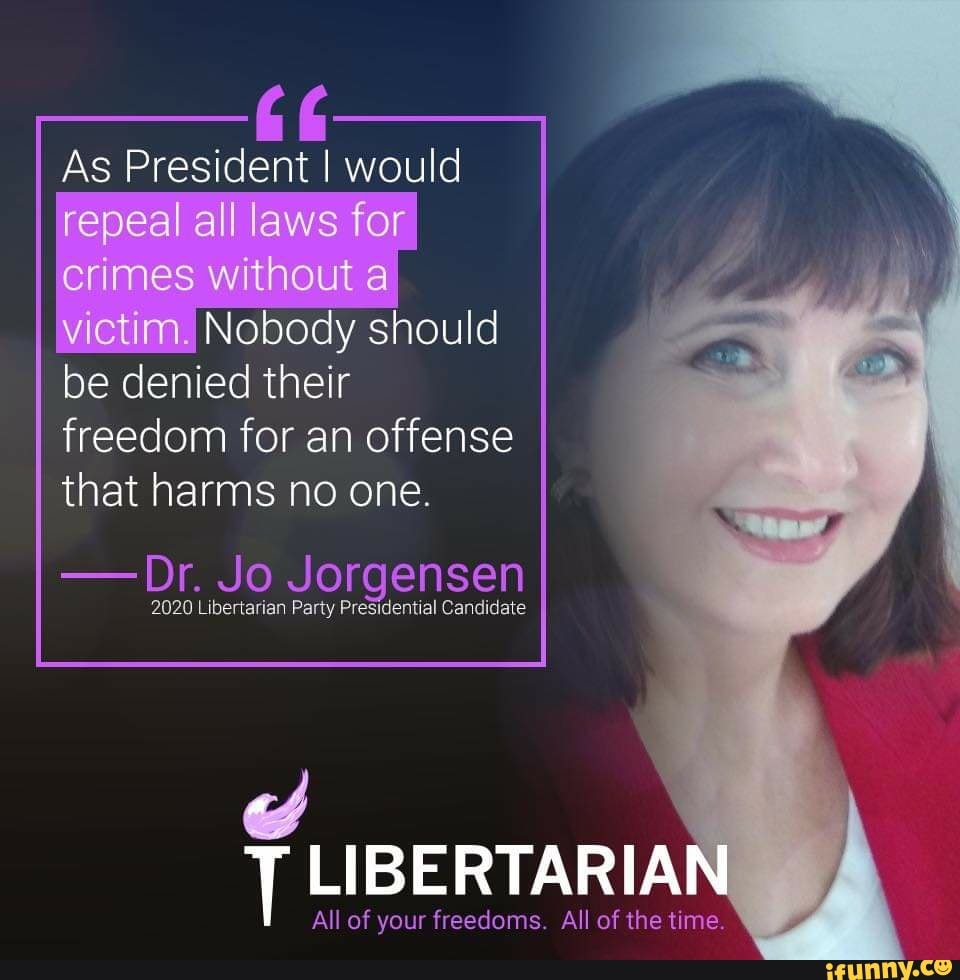 As President I would be denied their freedom for an offense that harms ...