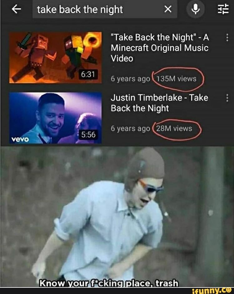 Take back the night "Take Back the Night" - Minecraft Original Music ...