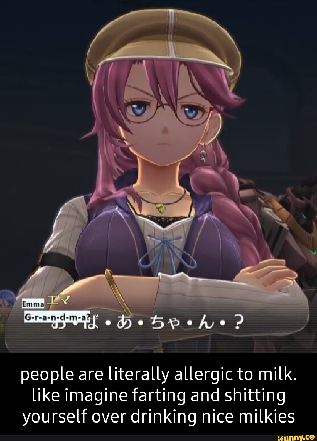 Ed people are literally allergic to milk. like imagine farting and ...