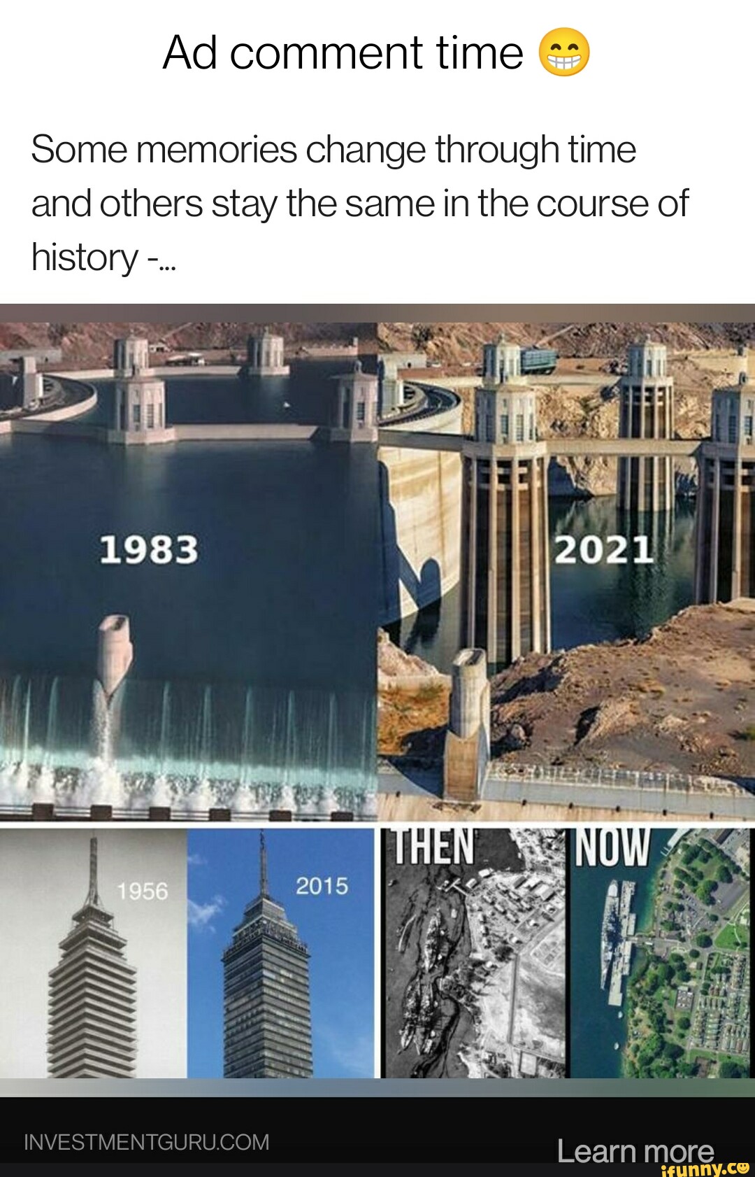 Ad comment time Some memories change through time and others stay the ...