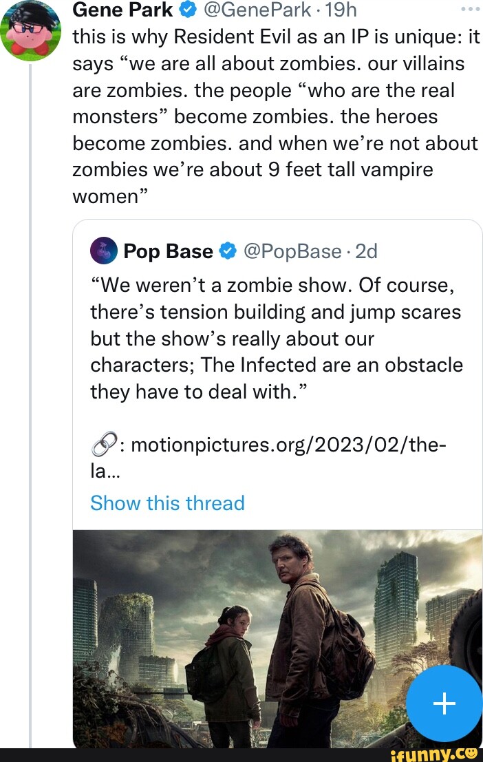 Gene Park @GenePark this is why Resident Evil as an IP is unique: it says "we are all about ...