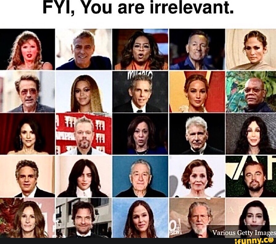 FYI, You are irrelevant. - iFunny
