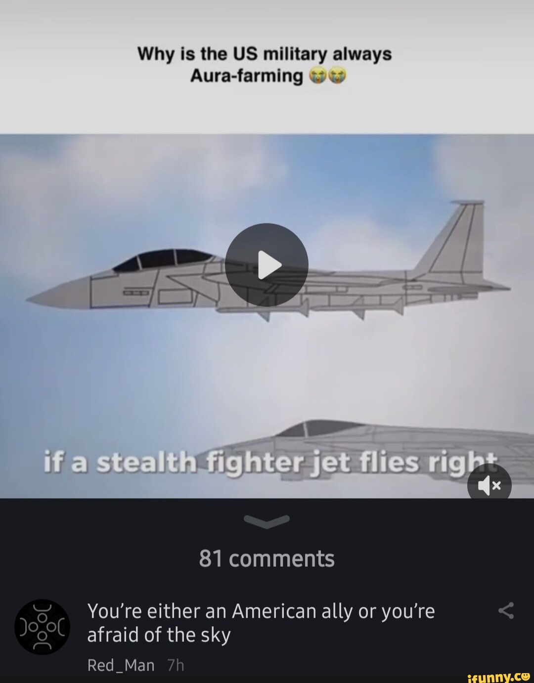 Why is the US military always Aurafarming fa sted Glifighter jet files ...