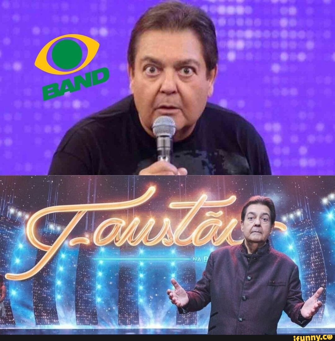 Logo após o lendário Faustão ter migrado da Rede Globo para a Band, a ...