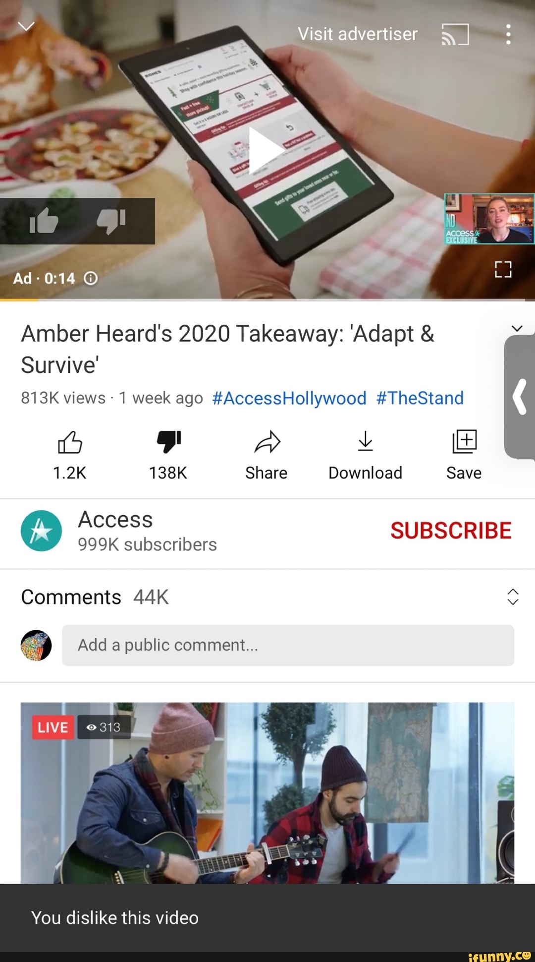 Ad - Visit advertiser Amber Heard's 2020 Takeaway: 'Adapt & Survive ...