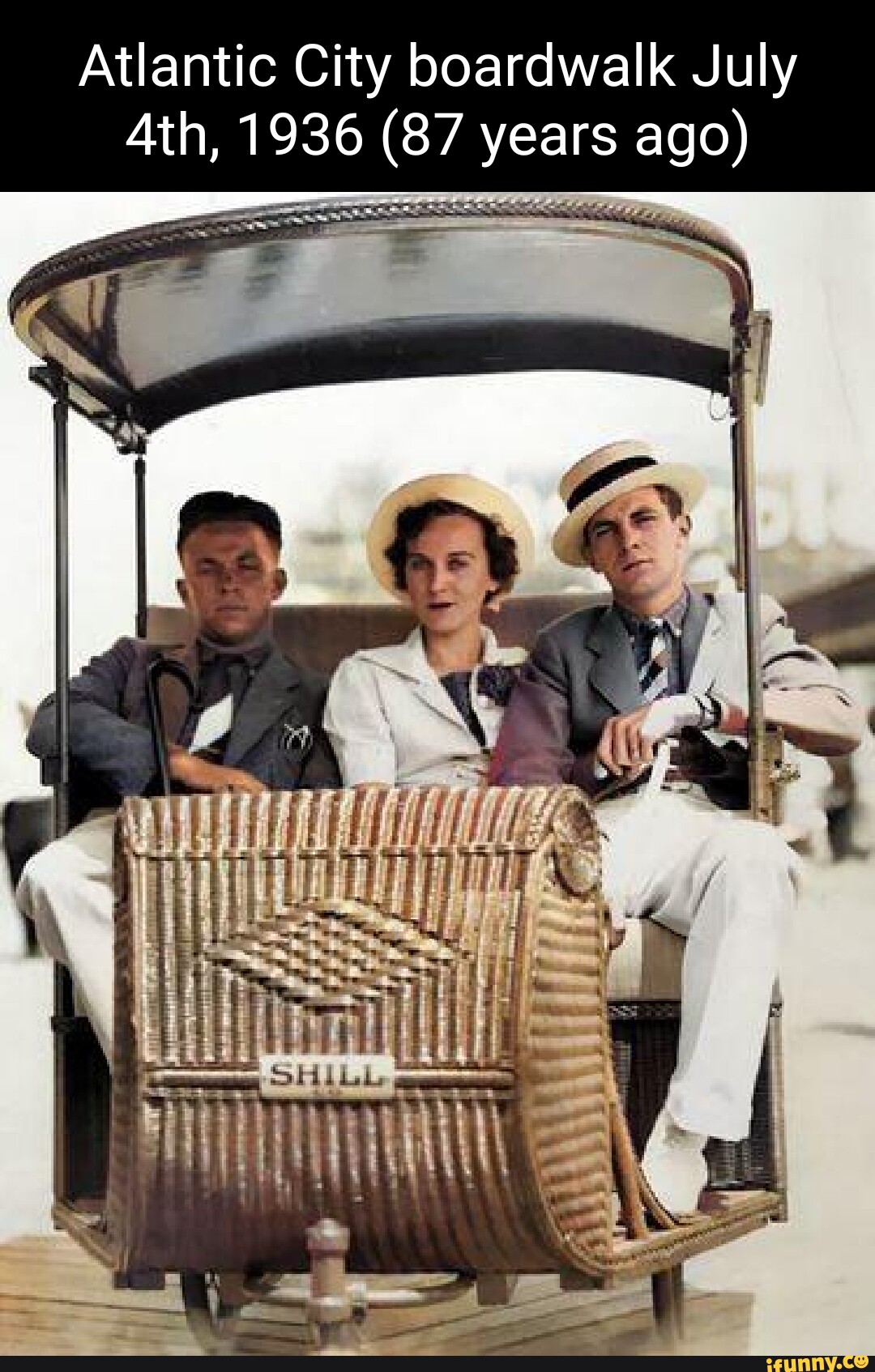 Atlantic City boardwalk July Ath, 1936 (87 years ago) - iFunny