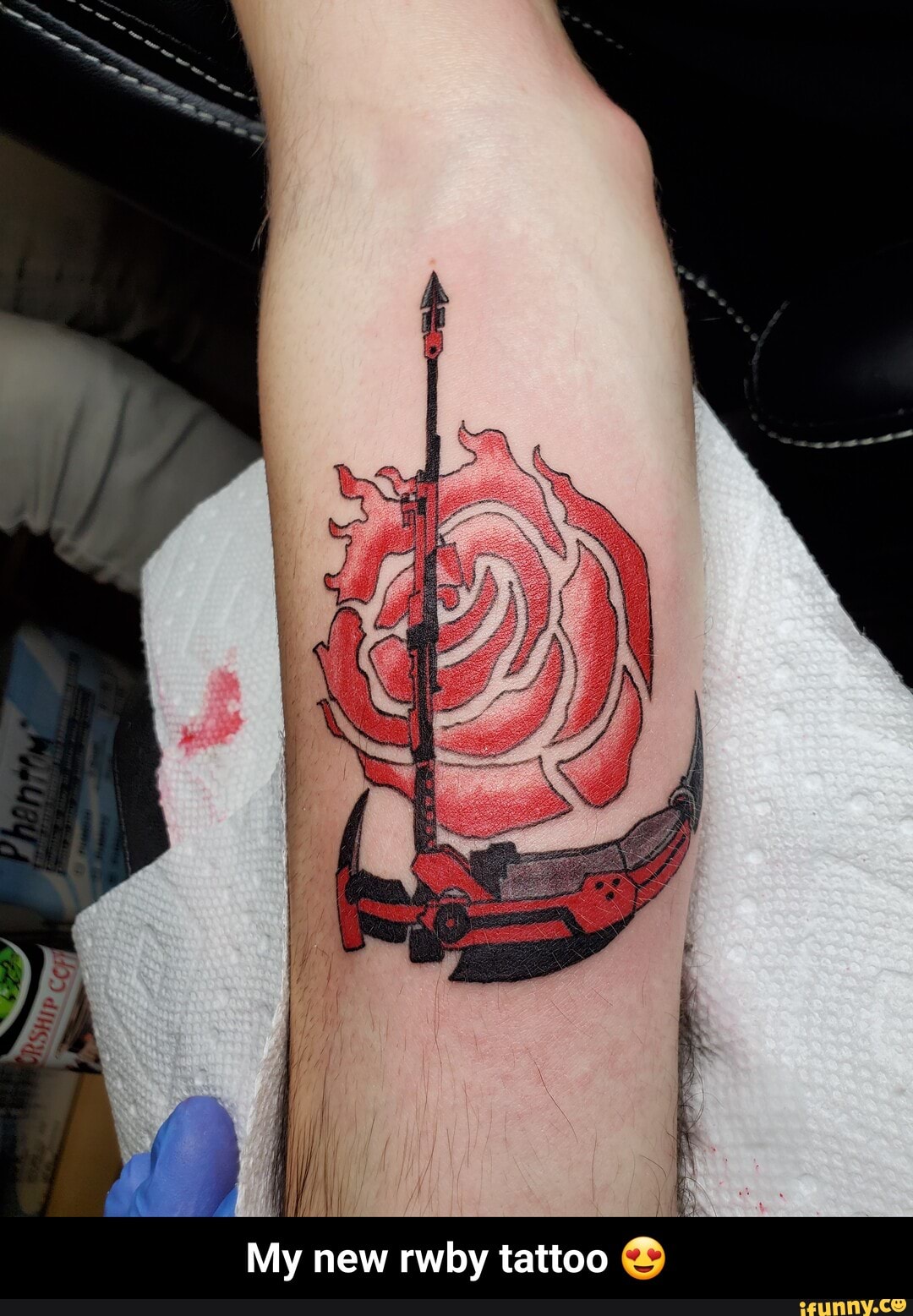 Phantom Of The Opera Rose Tattoo