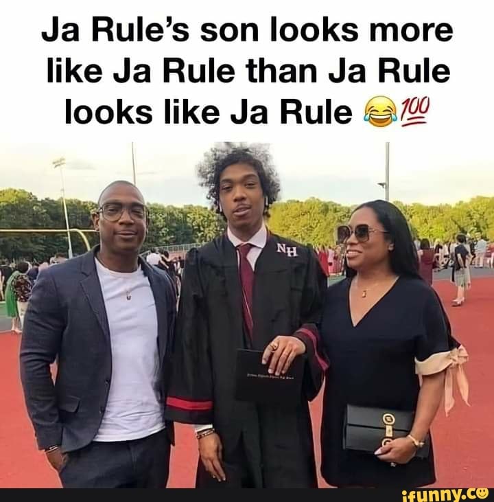 Ja Rule's son looks more like Ja Rule than Ja Rule looks like Ja Rule ...