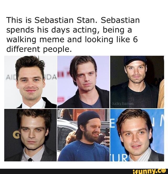 This is Sebastian Stan. Sebastian spends his days acting, being a ...