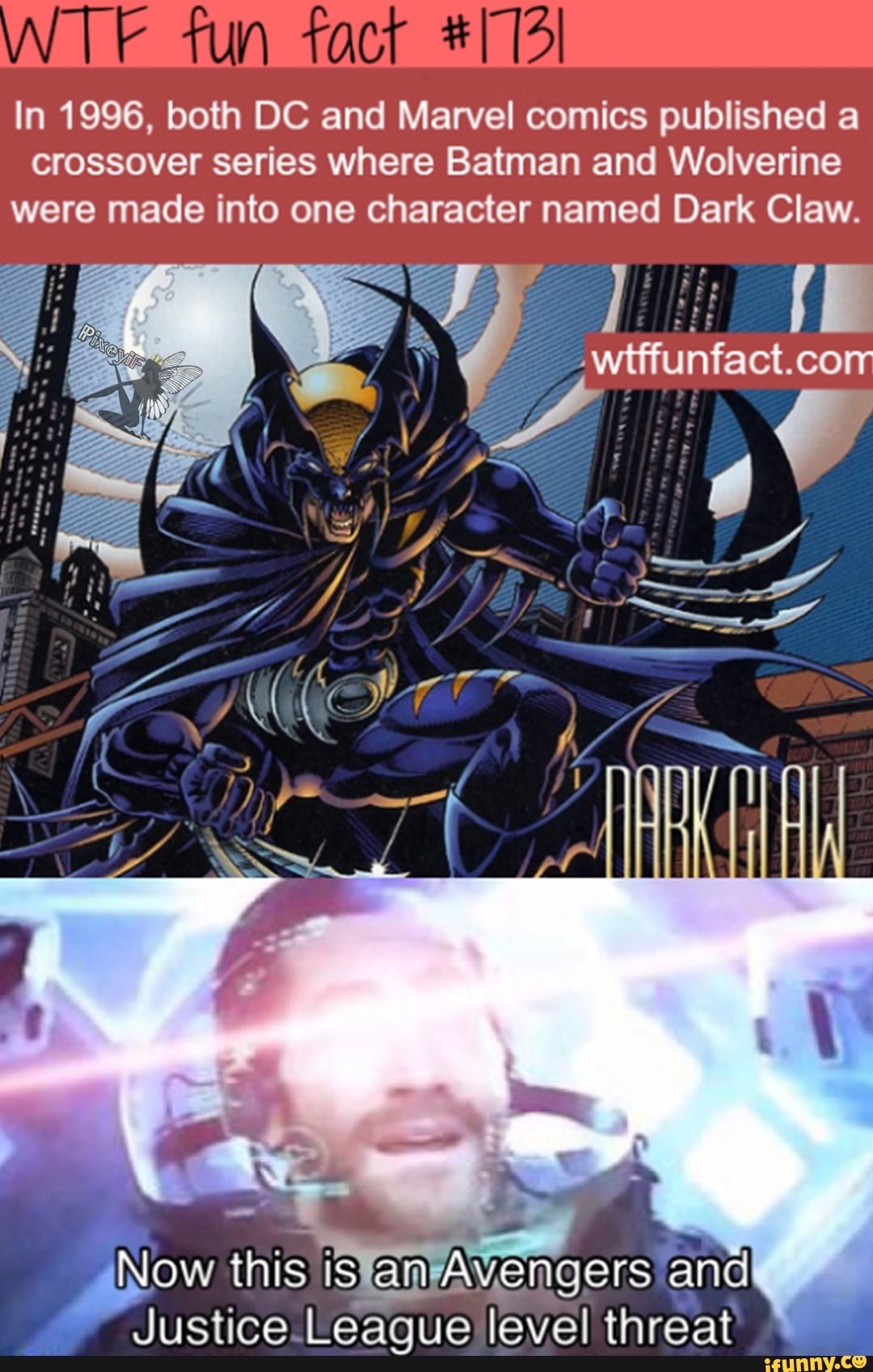 Fact In 1996, both DC and Marvel comics published a crossover series ...