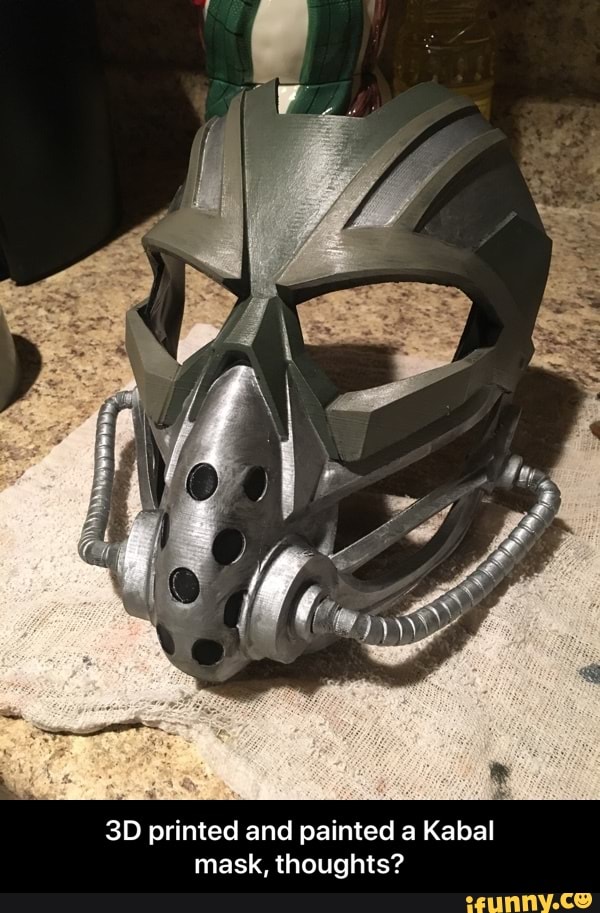 3D printed and painted a Kabal mask, thoughts? - 3D printed and painted ...