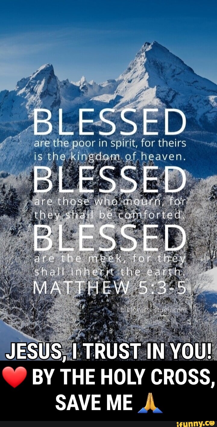 BLESSED BLESSED BLESSED i! rtl MATTHEW JESUS, I TRUST IN YOU! BY THE ...