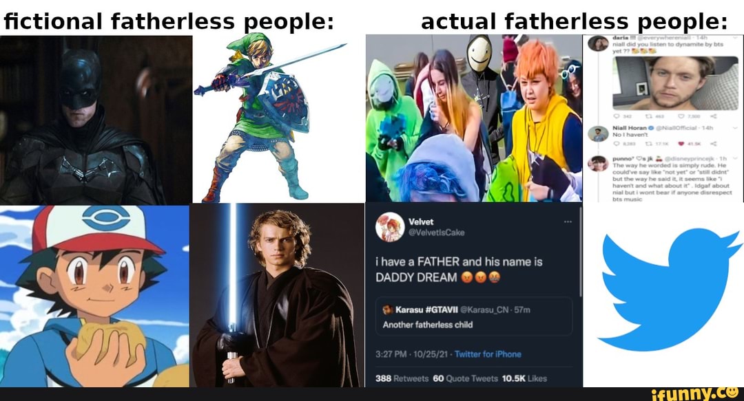 Fictional fatherless people: actual fatherless people: Velvet i have a ...