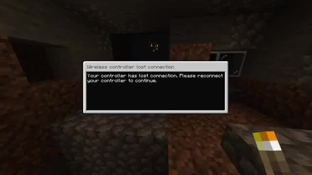 Your controller has lost connection, Please reconnect your controller ...