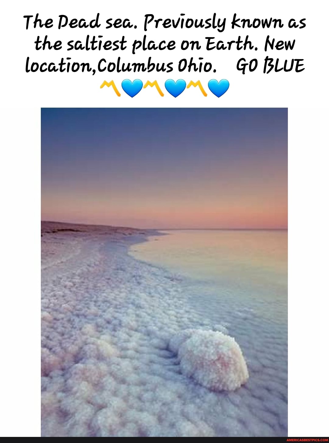 The Dead sea. Previously known as the saltiest place on Earth. New ...