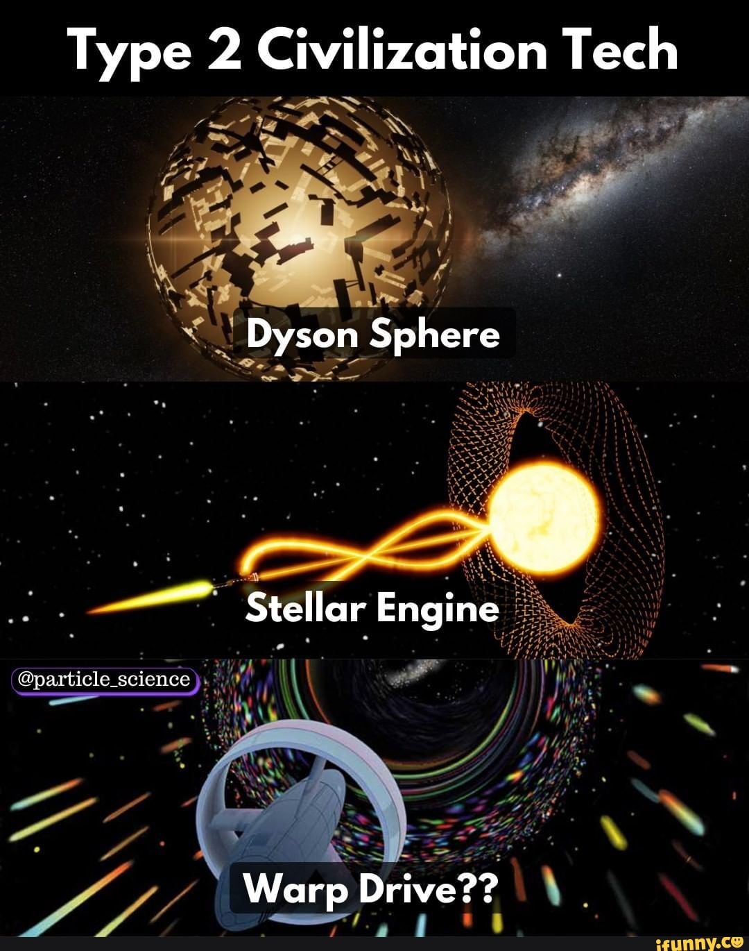 Type 2 Civilization Tech Dyson Sphere Stellar Engine @parlicle_science ...