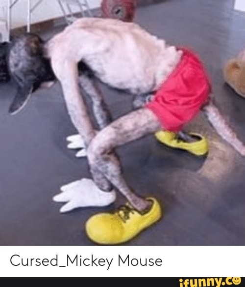 Cursed_Mickey Mouse - iFunny