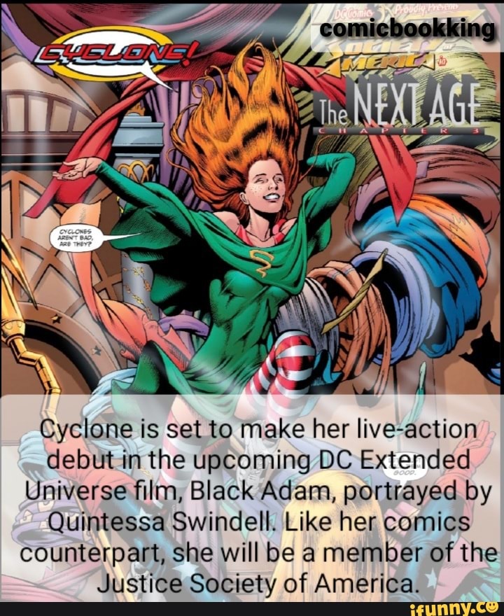 SS hi Cyclone is set to make her live-action debut in the upcoming DC ...