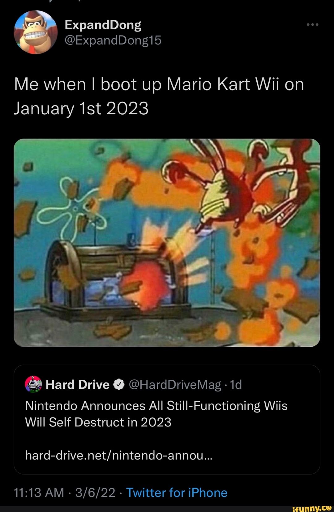 Awe Me when I boot up Mario Kart Wii on January ist 2023 @ Hard Drive ...