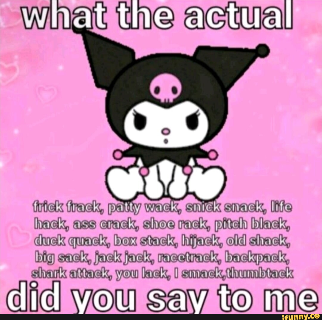 Kuromi memes. Best Collection of funny Kuromi pictures on iFunny