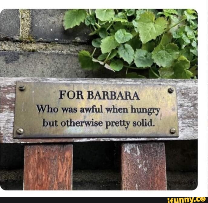Barbara memes. Best Collection of funny Barbara pictures on iFunny