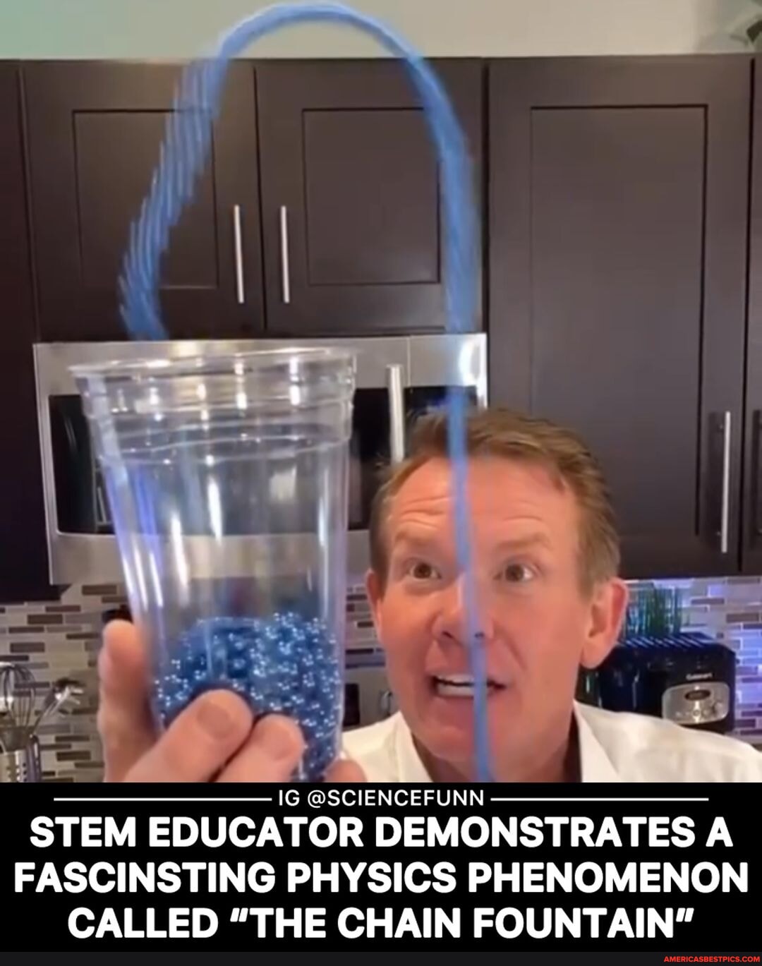 The Mould Effect, also known as the self-siphoning beads, chain ...