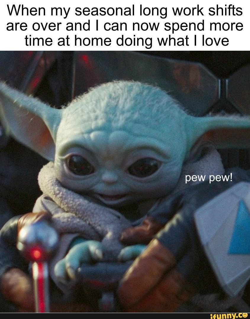 When my seasonal long work shifts are over and I can now spend more ...