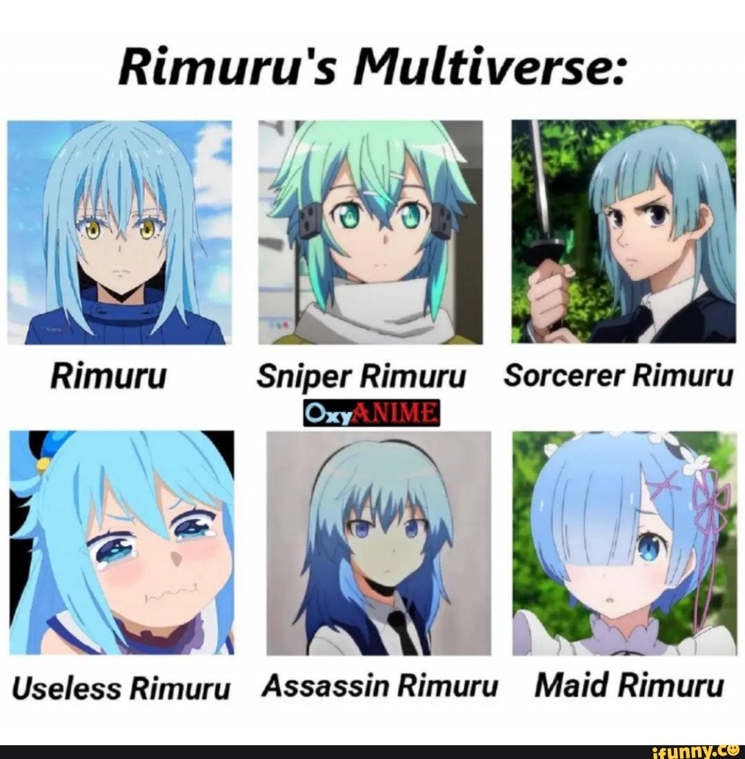 Rimuru's Multiverse: Rimuru Sniper Rim Rimuru Sorcerer Rimuru Useless ...