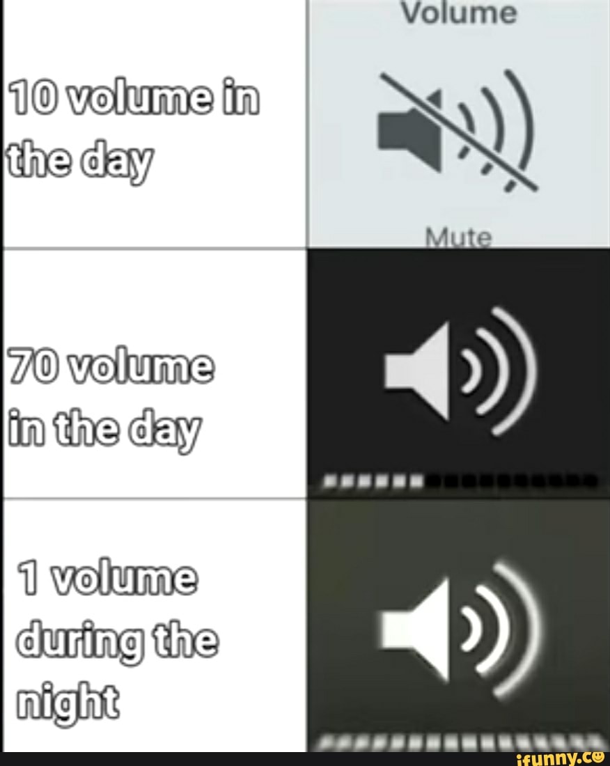 Volume 10 velume in the day volume the day the ight - iFunny