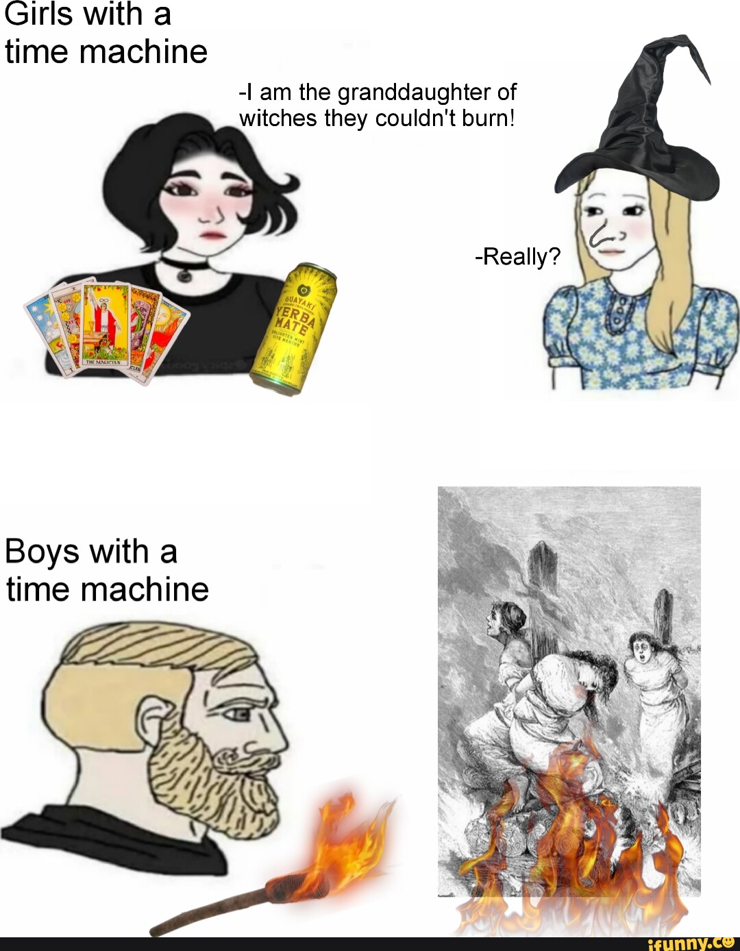 Girls with a time machine am the granddaughter of witches they couldn't ...