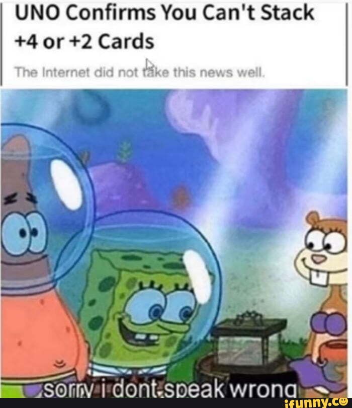 UNO Confirms You Can't Stack +4 or +2 Cards The Internet did not Bro ...