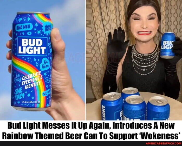 Bud Light Messes It Up Again, Introduces A New Rainbow Themed Beer Can ...
